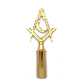 Gold Color Masonic Pole Freemason Masonic Pole Topper,Masonic Blue ...