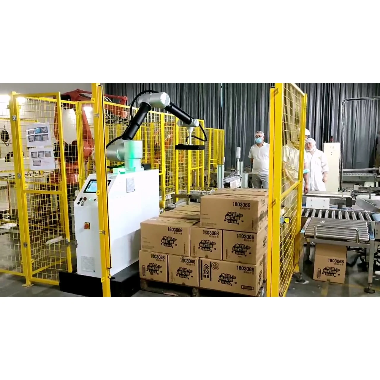 Automatic Cobot Robot Palletizer Robotic Arm Gripper for 10kg 20kg ...