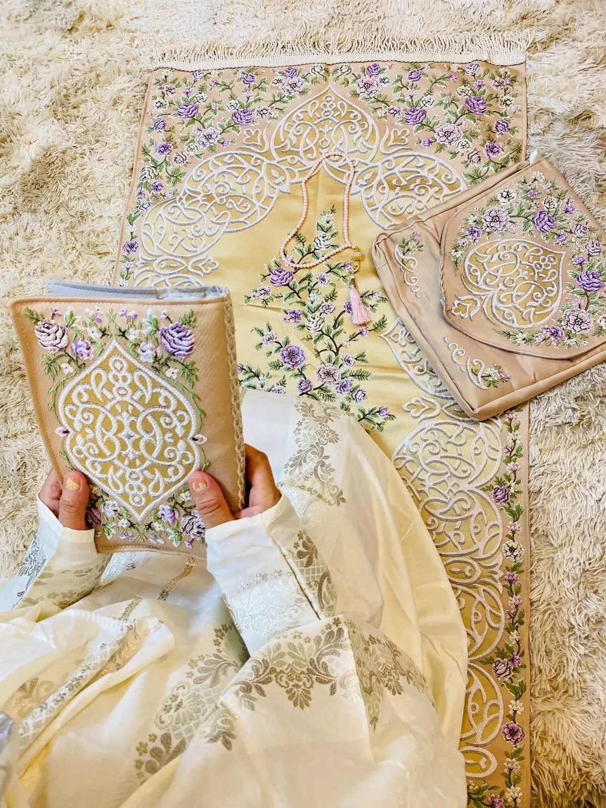 Women's Prayer Dress Set - Islamic Abaya for Muslimah