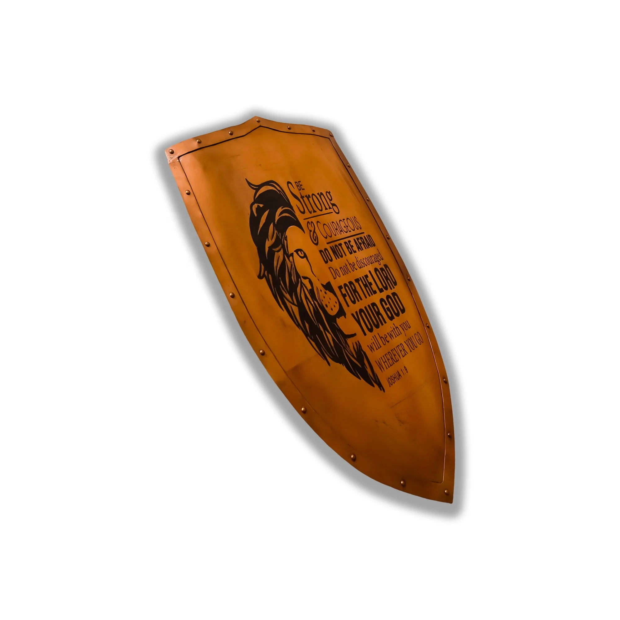 Medieval Knight Battle Shield - Decorative Armoured Plated Technique