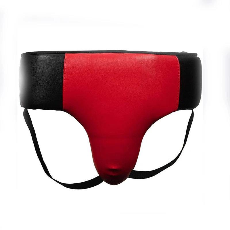 Custom Made Boxing Groin Guard Kids Adult PU Leather Protector Groin ...