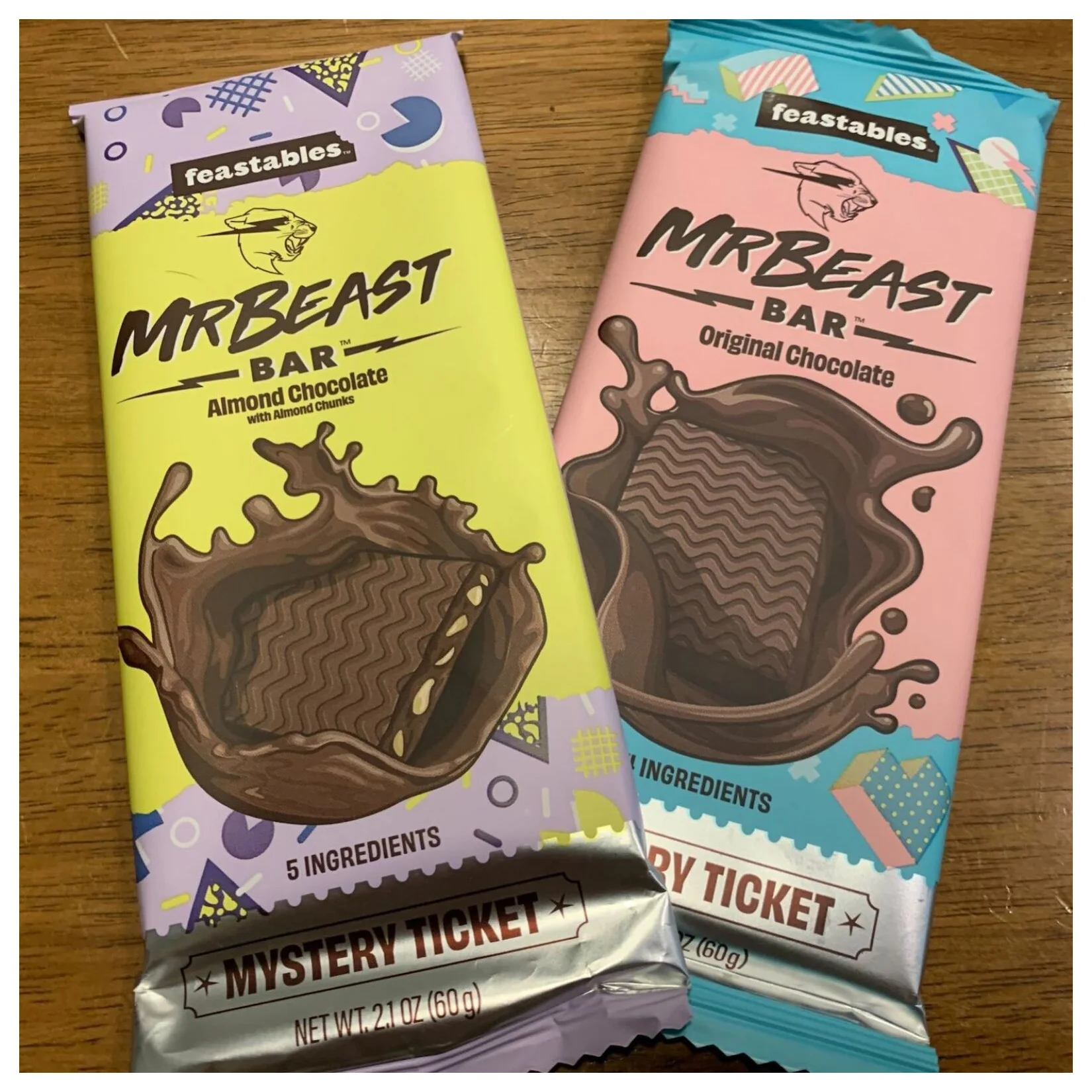 Wholesale Feastables MrBeast Milk Chocolate Bar 60g Mr Beast Chocolate ...