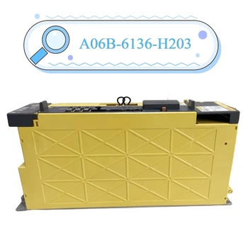 Japan 100% Original Fanuc Servo Amplifier Module A06b-6136-h203 For Cnc ...