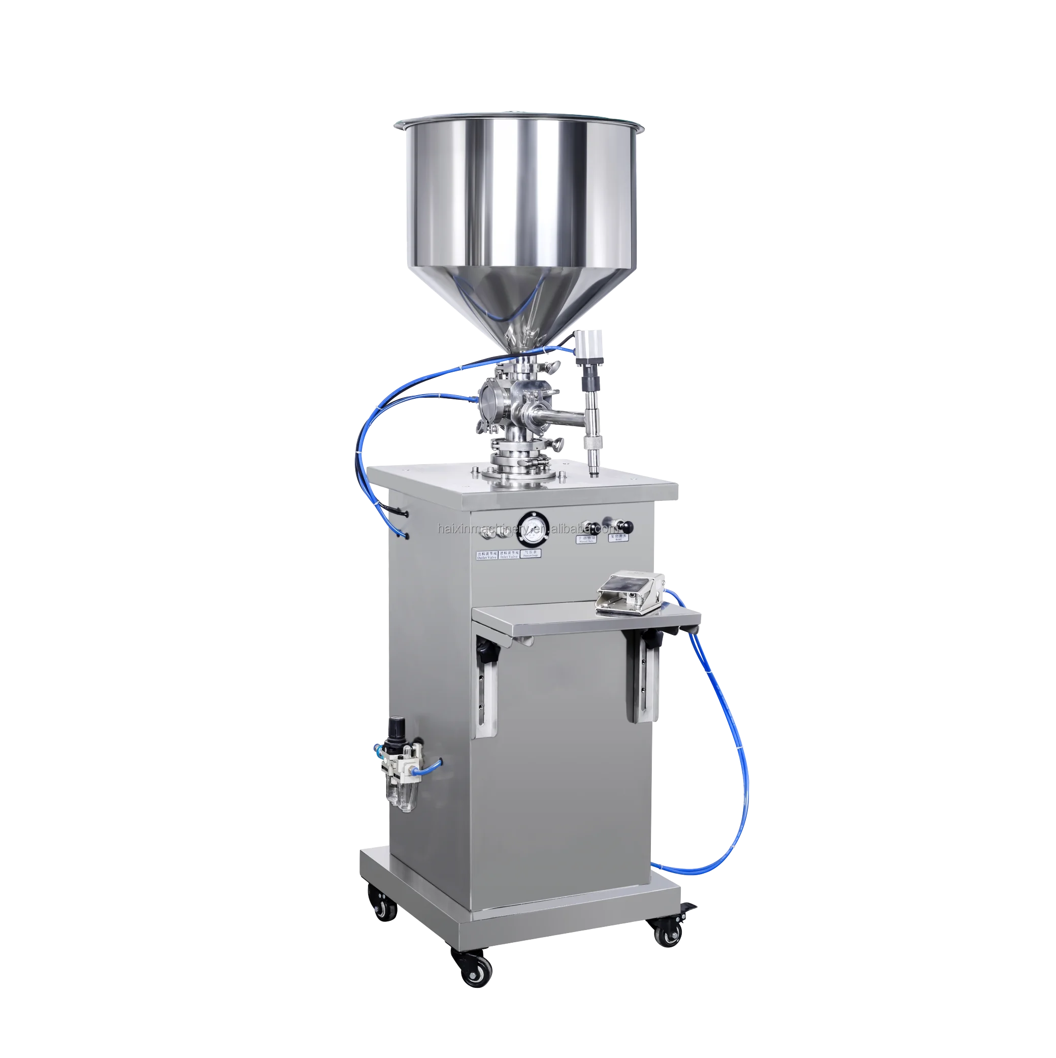 Semi Automatic Piston Pump Pneumatic Bottles Syrup Oral Liquid Honey ...