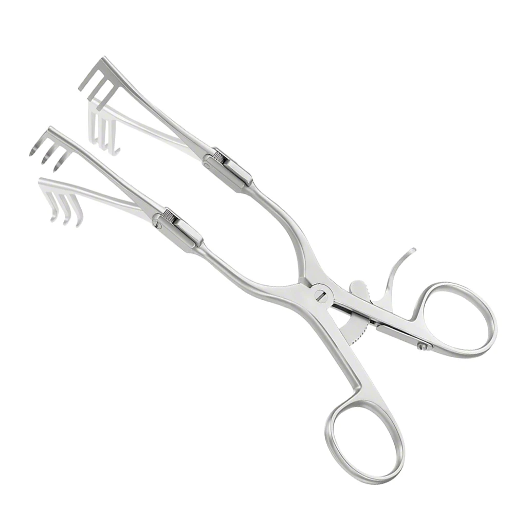 High Quality Retractor Self Retaining 170 Mm 6.34" Toothed 3x3 Semi ...
