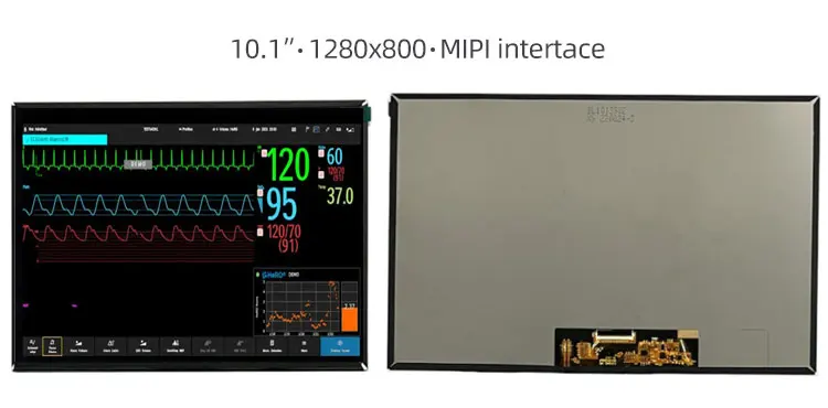 10.1 Inch Wide Temperature TFT LCD Display -30°C To 85°C 1280x800 EK79202DA MIPI High-brightness ...