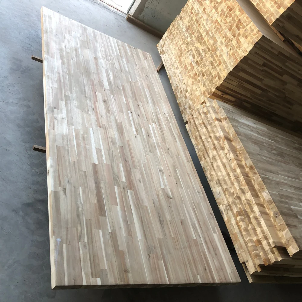 Rubber Wood Acacia Wood Finger Joint Board With Oil Good Price ...