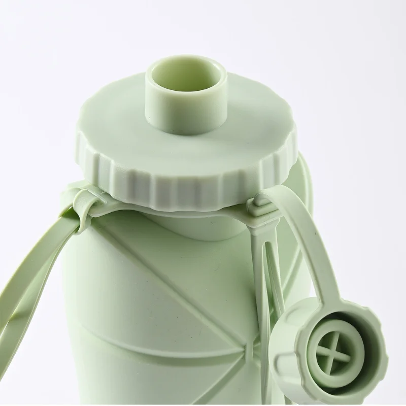 600ml BPA-Free Silicone Sports Drink Water Bottle Collapsible and ...