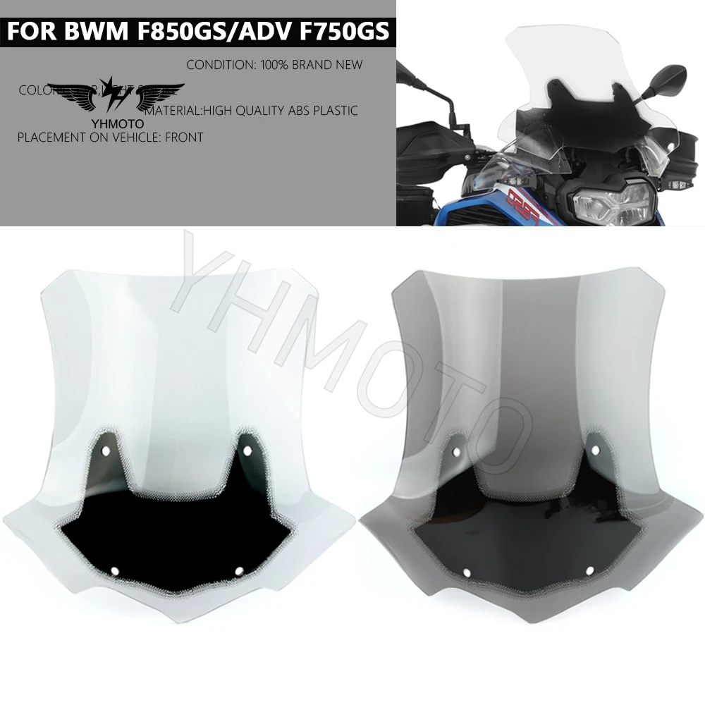 BMW F750GS & F850GS Motorcycle Windshield - Heavy Duty ABS