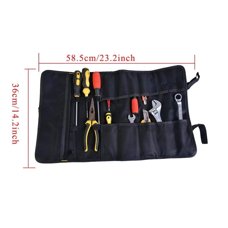 Electrical Tote Tool Bag Roll Up Electrician Organizer Oxford Cloth ...