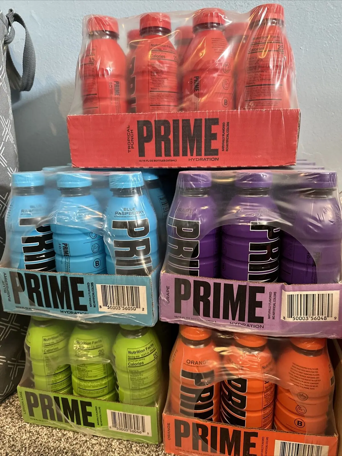 Prime Hydration Sports Drink Variety Pack - Energy Drink 16.9 Fl Oz (6 ...