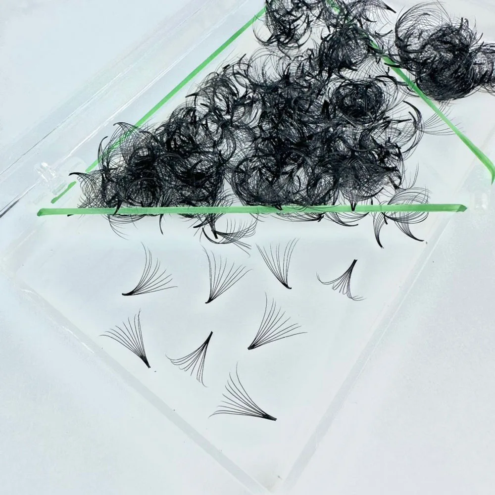 Volume 6d 7d 8d 9d .07mm Easy Fanning Eyelash Extensions Faux Mink Flare Easy Fan Eyelash ...