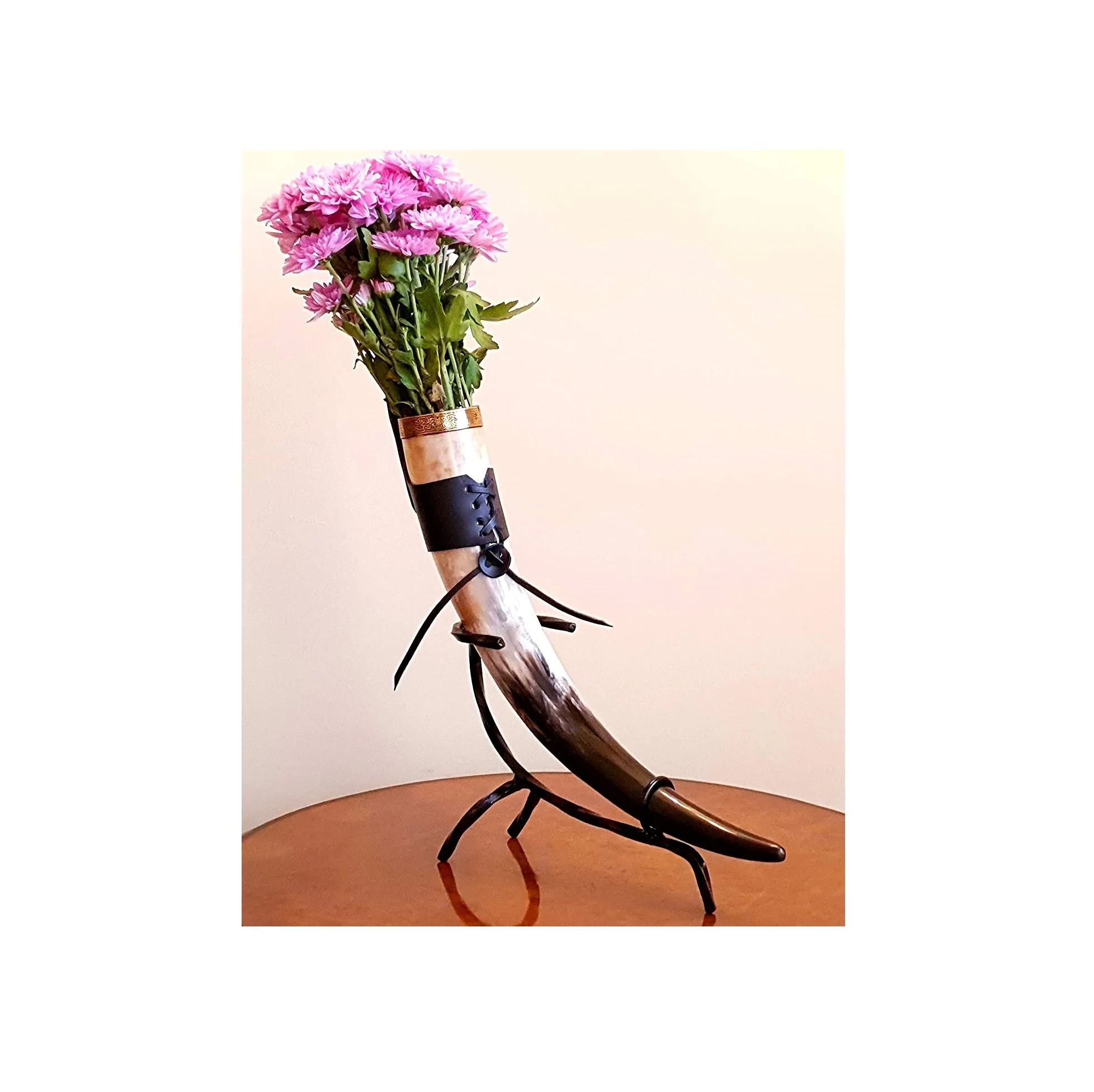 Decorative Horn Flower Pot Attractive Horn Antique Showpiece Pot ...