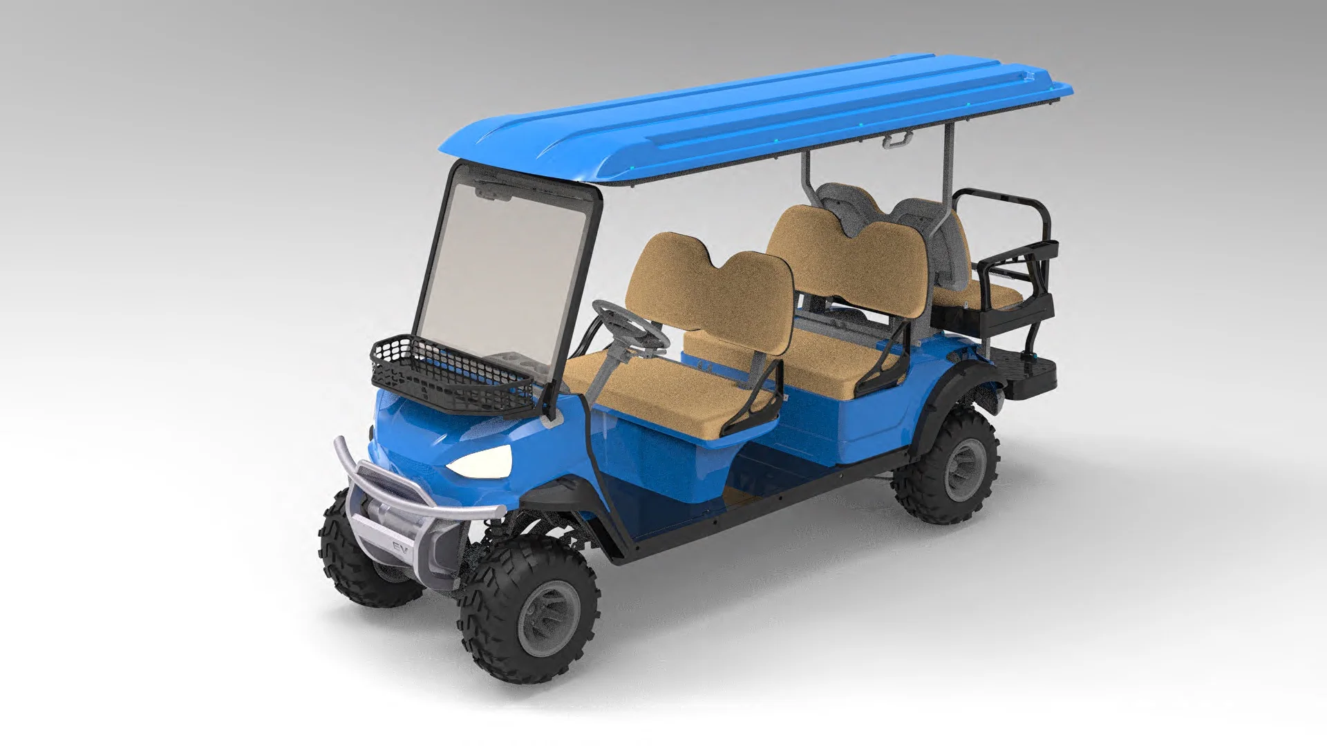 Custom 8 Passenger Shuttle Bus 72v Li-ion Battery Electric Bus ...