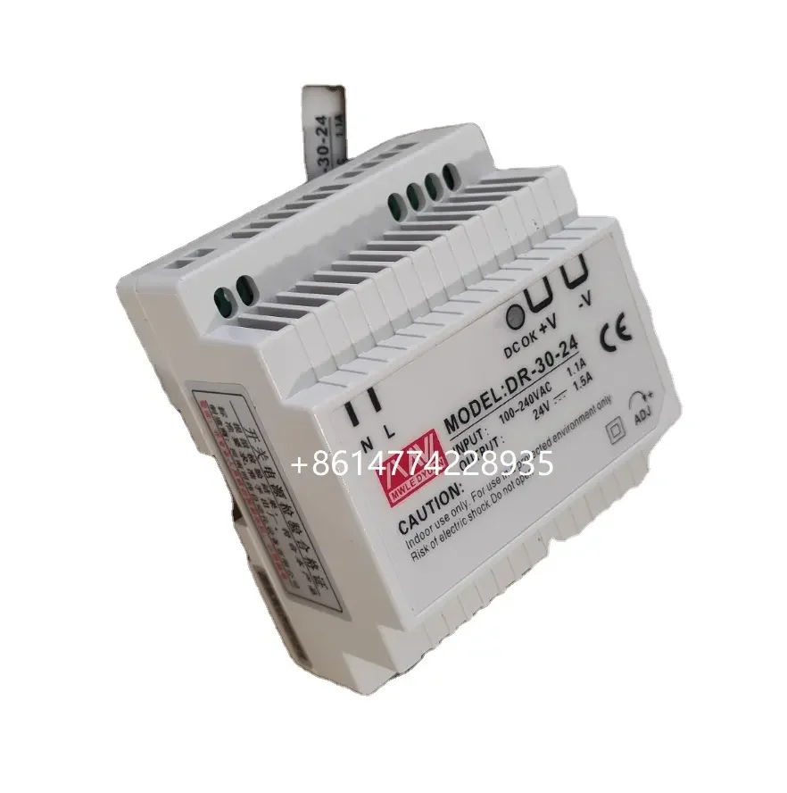 100% Brand new DR-30-24 24V/1.5A Industrial DIN Rail Power Supply ...