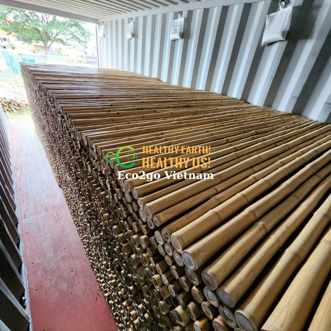 100% Biodegradable Bamboo Poles for Construction & Support