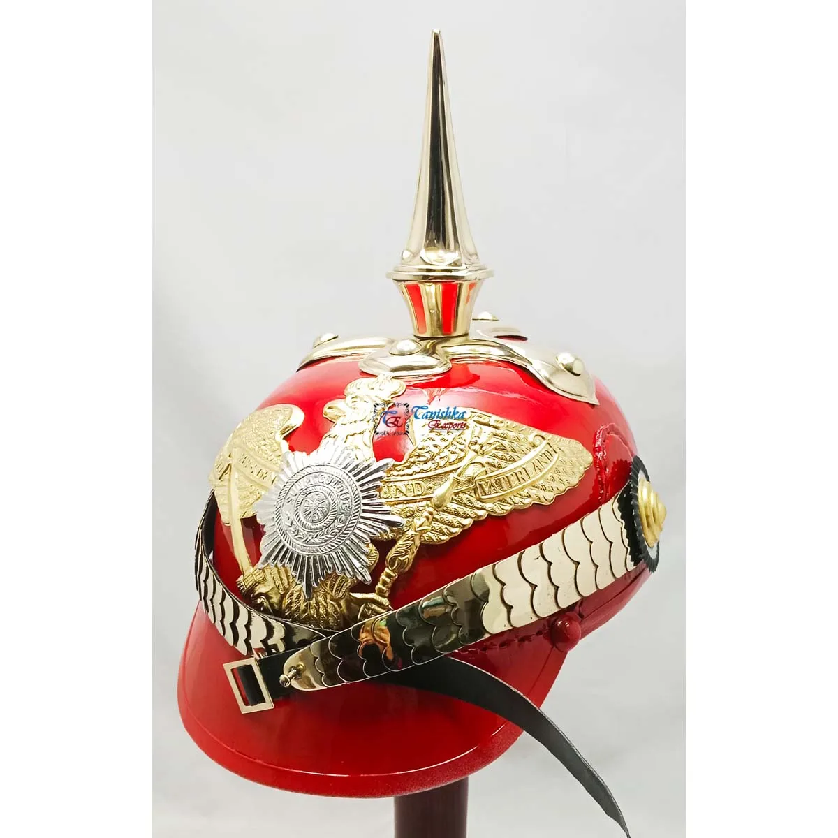 Prussian Medieval Decor Wearable Armor Helmet Spectacles Agate Leather ...