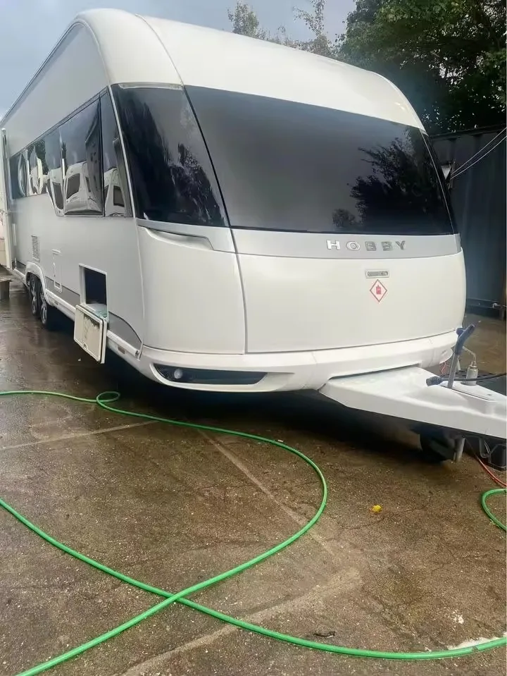 Buy Fiberglass Camper Trailer Mobile European Motorhome Bike Camping ...