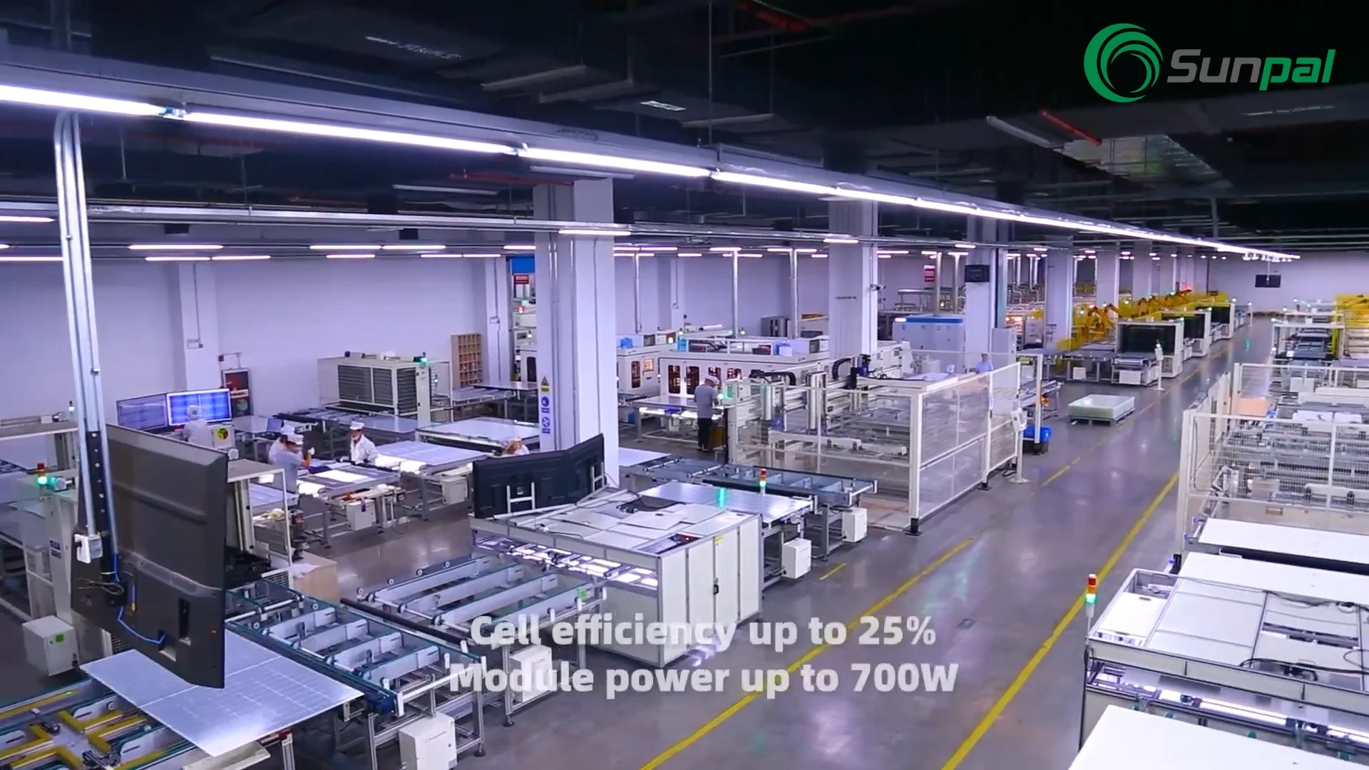 Sunpal Double Glass Pv Modules 410w 450w 550w 585w Eu Warehouse ...