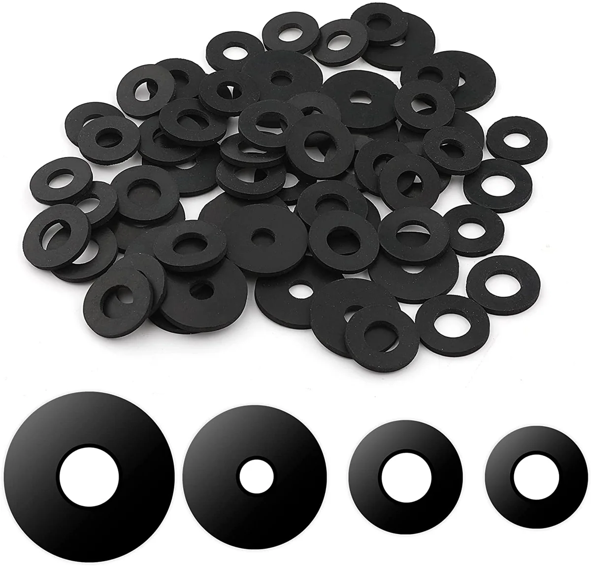 Industrial Rubber Gaskets and Flat Washers FFKM FKM NBR EPDM 1.5mm ...