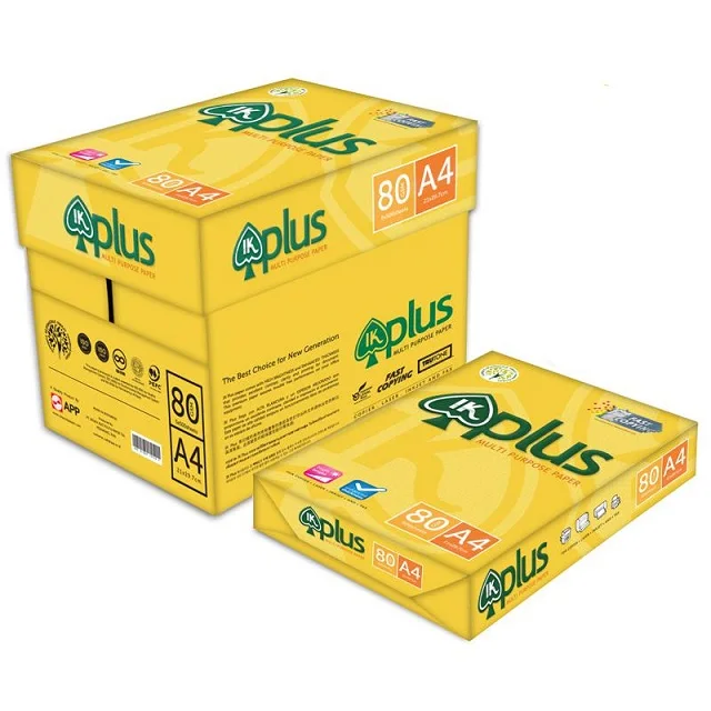 New Quality Ik Yellow A4 Paper 75 Gsm 70 Gsm/bond Paper/ik Plus A4 ...