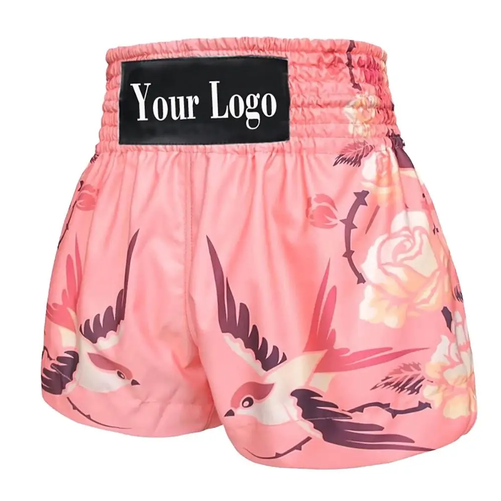 Sublimated Men Fight Shorts Boxing Pants Shorts Embroidery Mma Short ...