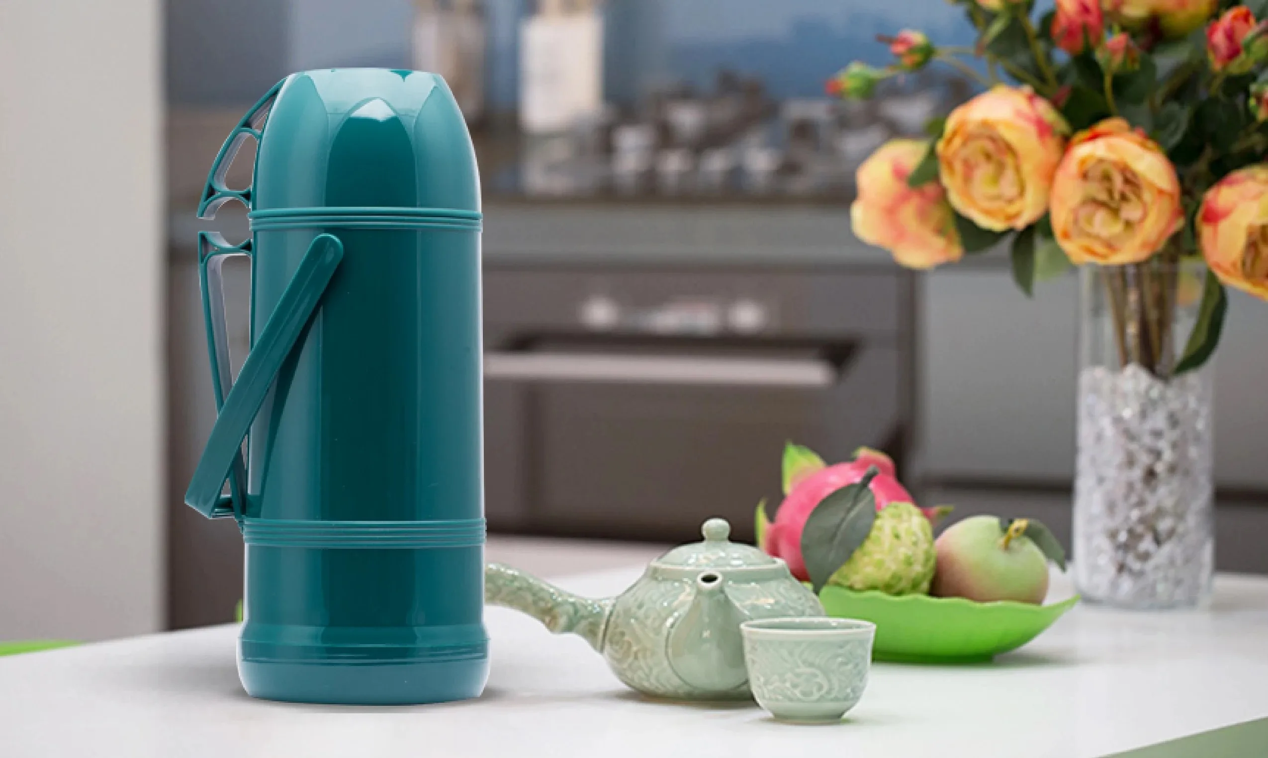 Big Capacity Thermo Coffee Flask Special Plastic Material Insulated ...