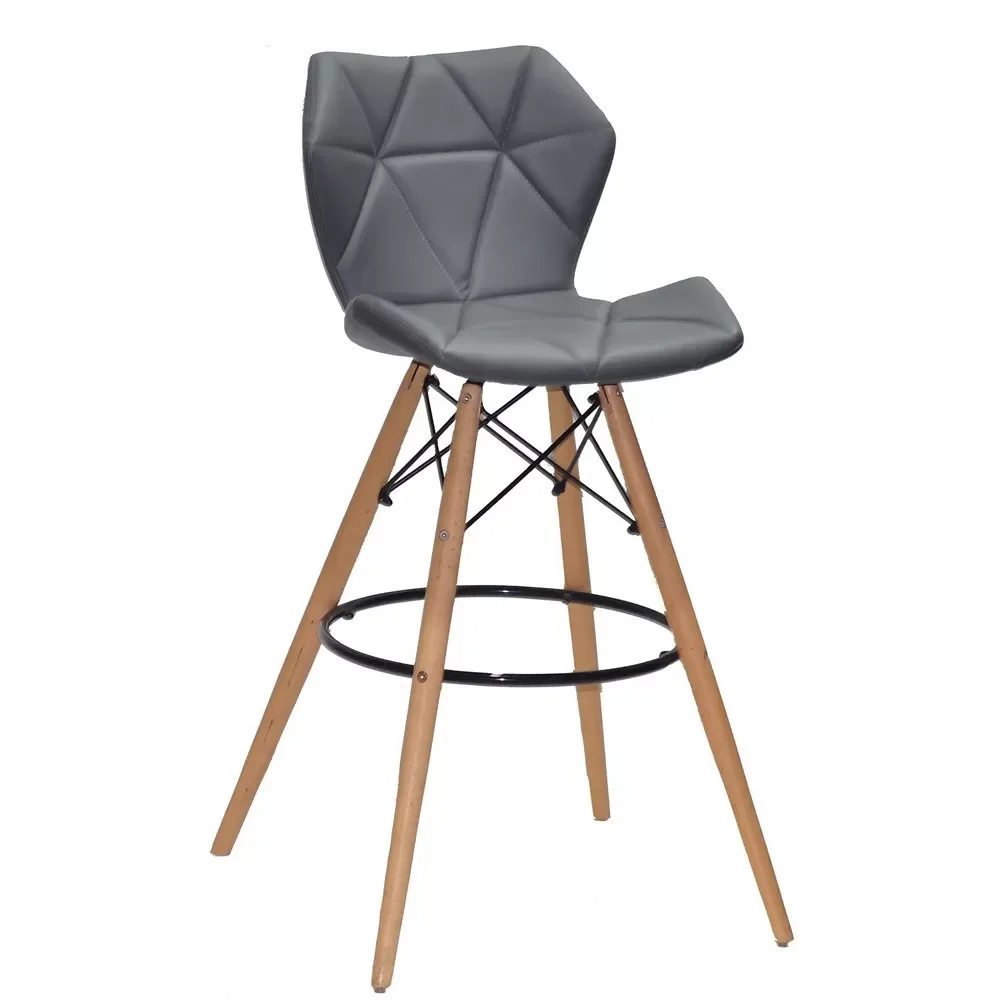 Wholesale Nordic Luxury Modern Breakfast Leather High Counter Chair ...