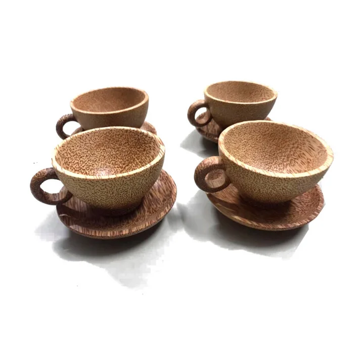 Vietnamese Handicrafts Natural Coconut Tea Cup And Wineglass With High ...