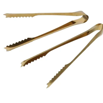 Kitchenware Tool Food Tongs Stainless Steel Ice Cube Sugar Tongs Clip ...