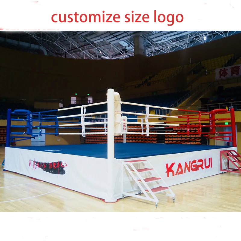 Boxing Ring Stairs - Customized Steel for International Standards