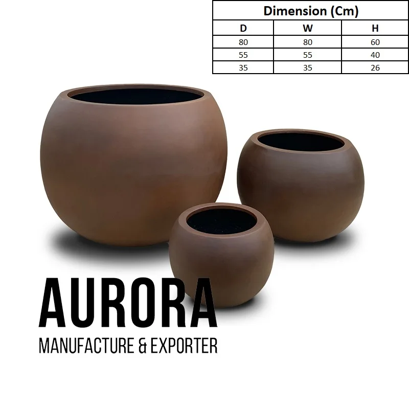 Modern Style Fiberstone Planter Is Best Seller for Outdoor or Indoor Decoration With High ...