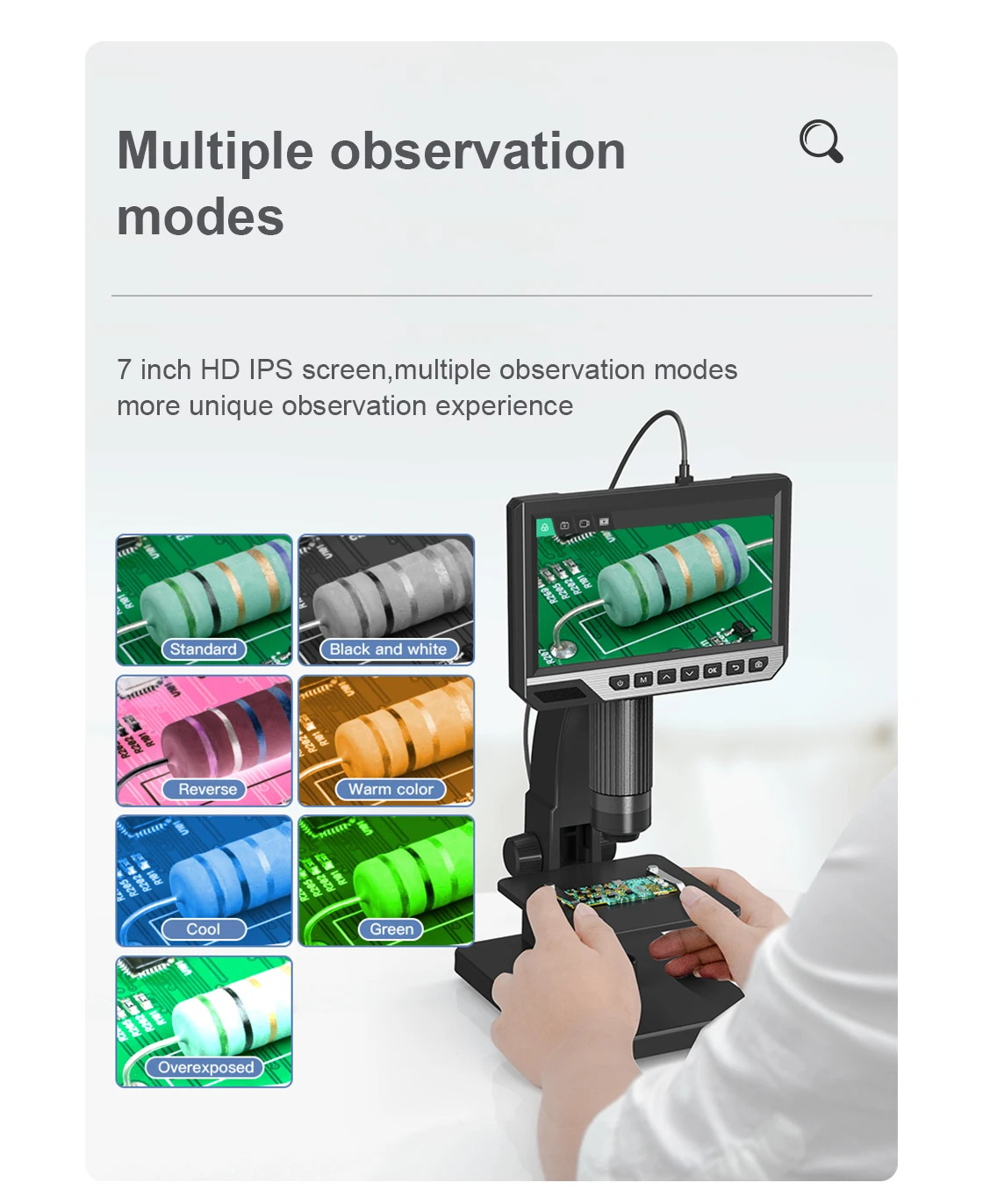 ANESOK315 12MP 2000X Digital Microscope Camera Stereo Binocular Desktop ...