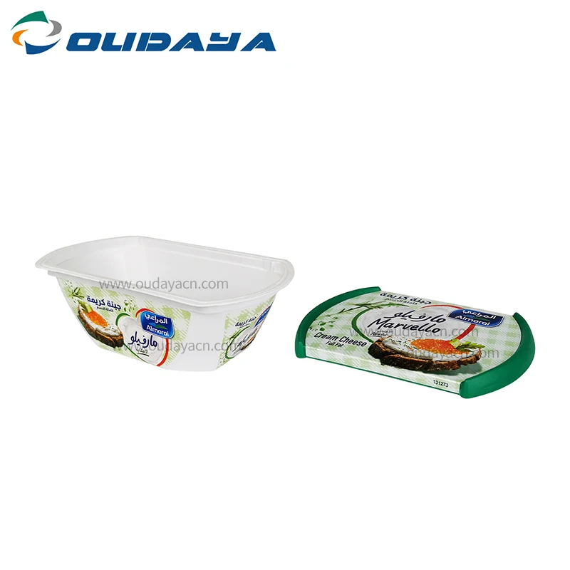 220ml Custom LOGO Food Packaging Injection Plastic Container Ice Cream ...