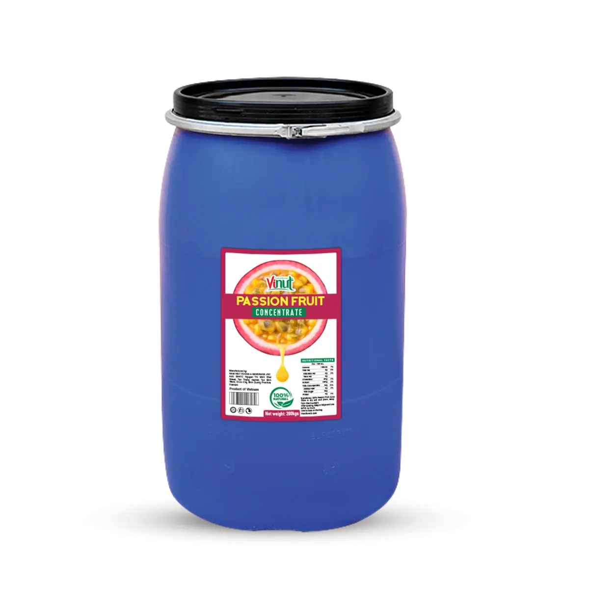200kg Drum VINUT Concentrate Passion Fruit juice Wholesalers Factories ...