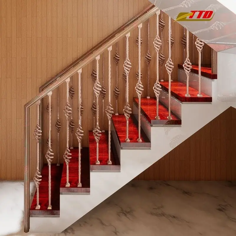 High-Quality Iron Stair Railings for Strong and Stylish Support ...