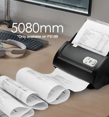 Plustek Document Scanner - High Speed Duplex Color Scanner