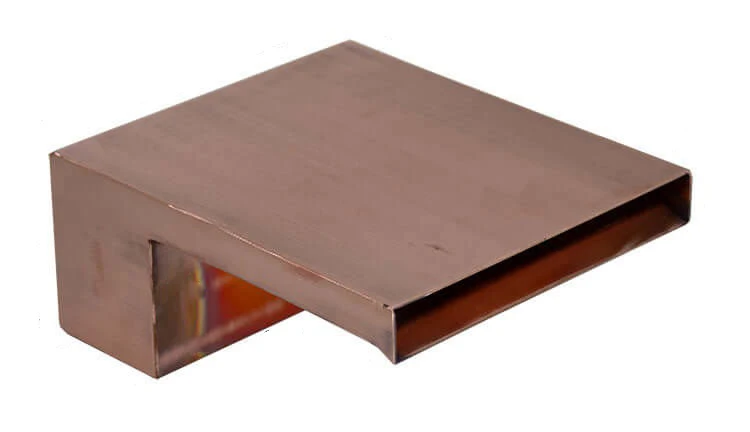 Swimming Pool Copper Metal Waterfall Pool Scupper Home Garden Spillway ...