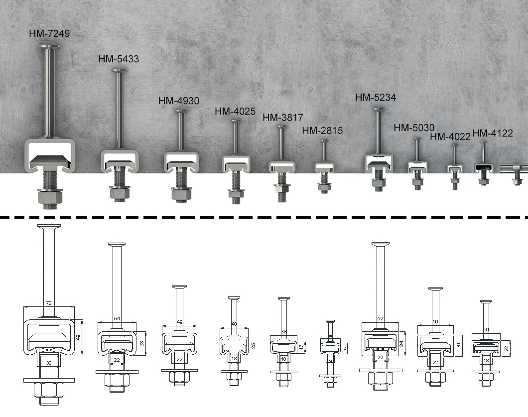 Customized Precast Concrete Cast-in Anchor Channels Halfen Anchor Channels - Buy Anchor Channels ...