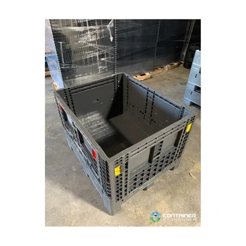 Premium Quality New 48"x40"x34" Plastic Collapsible Bulk Containers ...