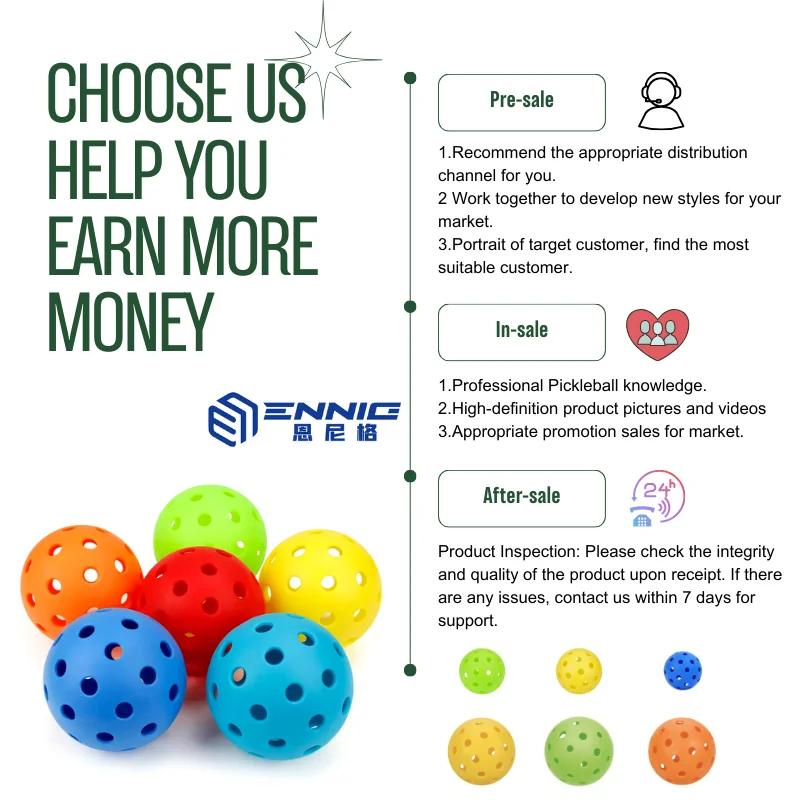 Customized Logo Pickleball Balls - High Quality & Durable