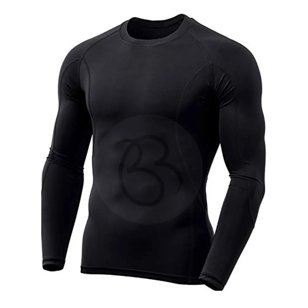 Custom Men Outdoor Gym Fitness Running Shirt Quick Dry Compression ...