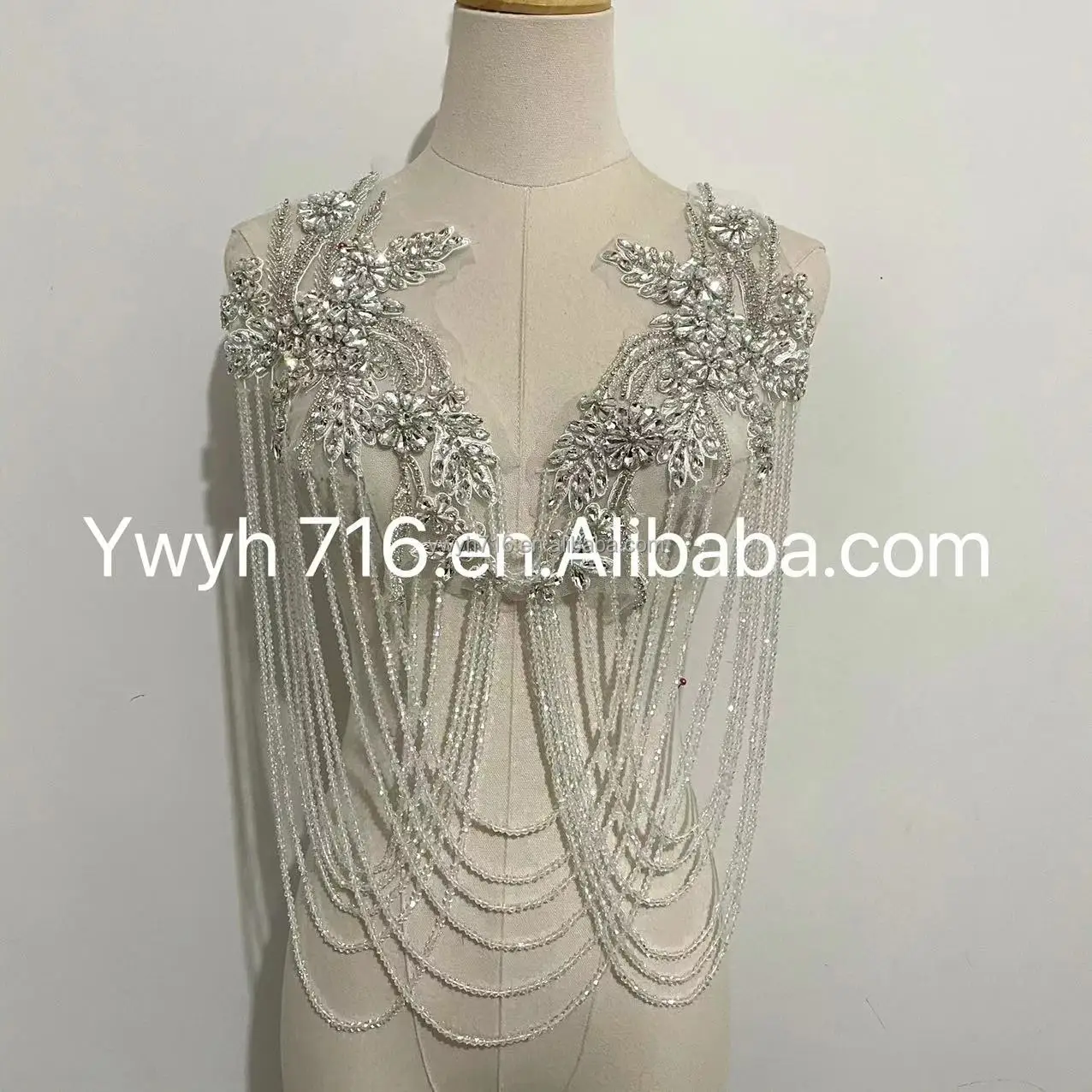 Rhinestone Bodice Appliques - Perfect for Wedding Parties