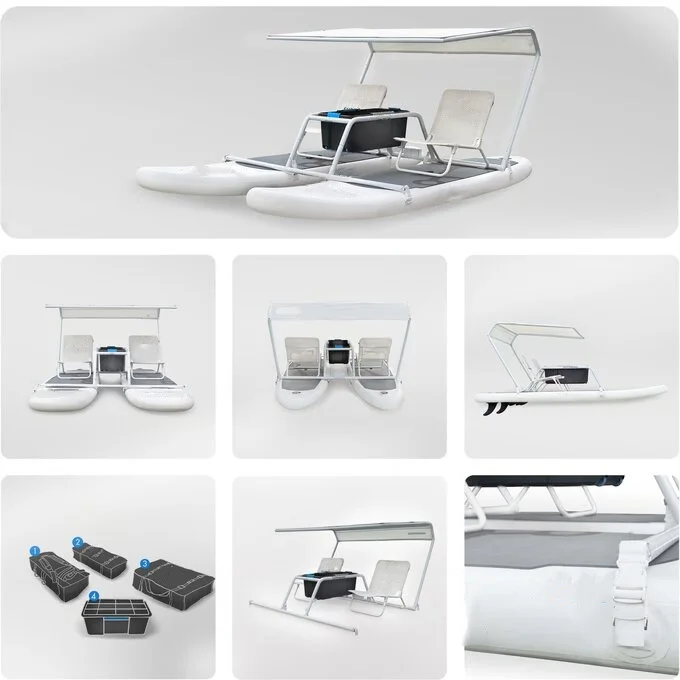 2 Persons Stand-up Paddleboard Catamaran - EJIA SUP Catamara