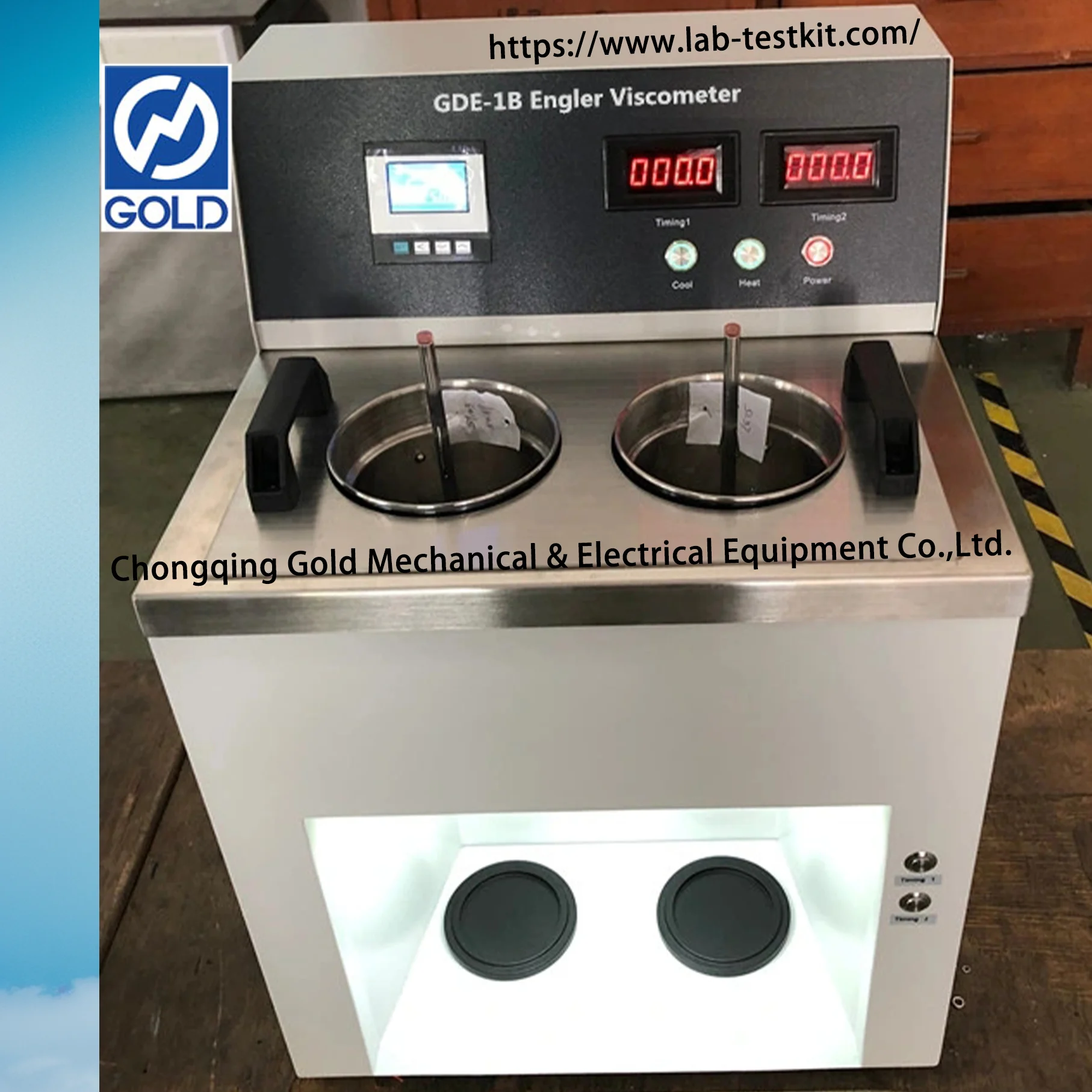 Bitumen Engler Viscometer Experiment / Engler Viscosity Test Equipment ...