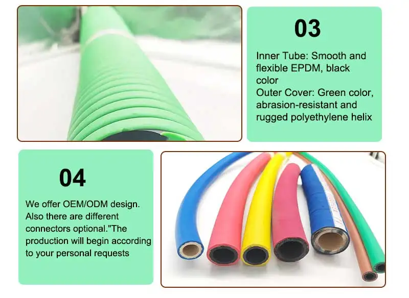 Smooth Surface Polyethylene EPDM Plastic Suction Hose Molded ...