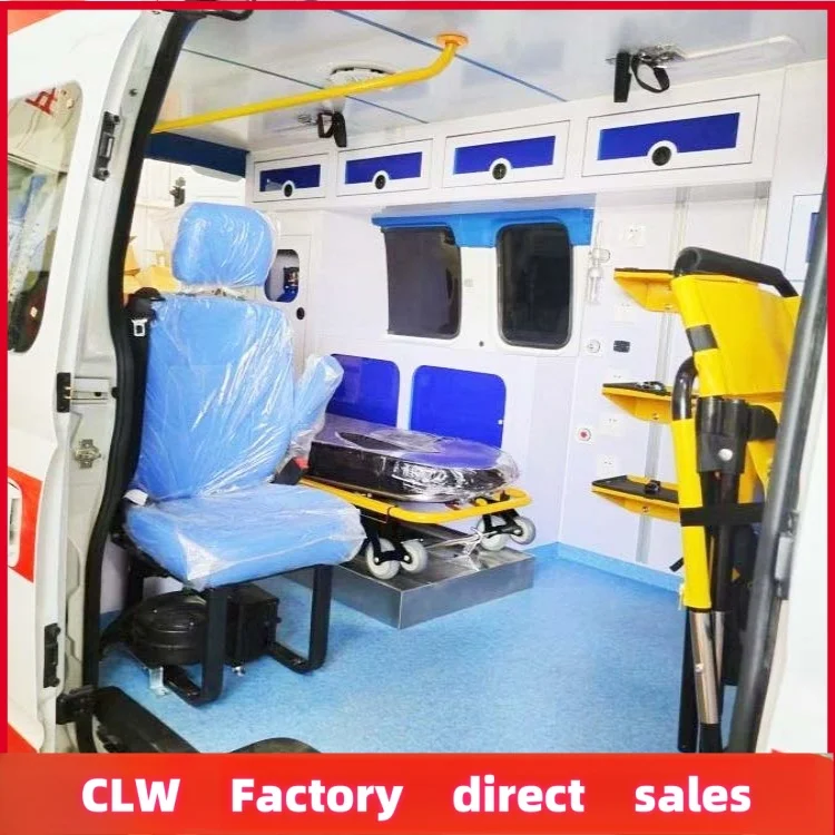 Hot Sale New Diesel Emergency Ambulance Vehicle Medical Van Basic Life ...