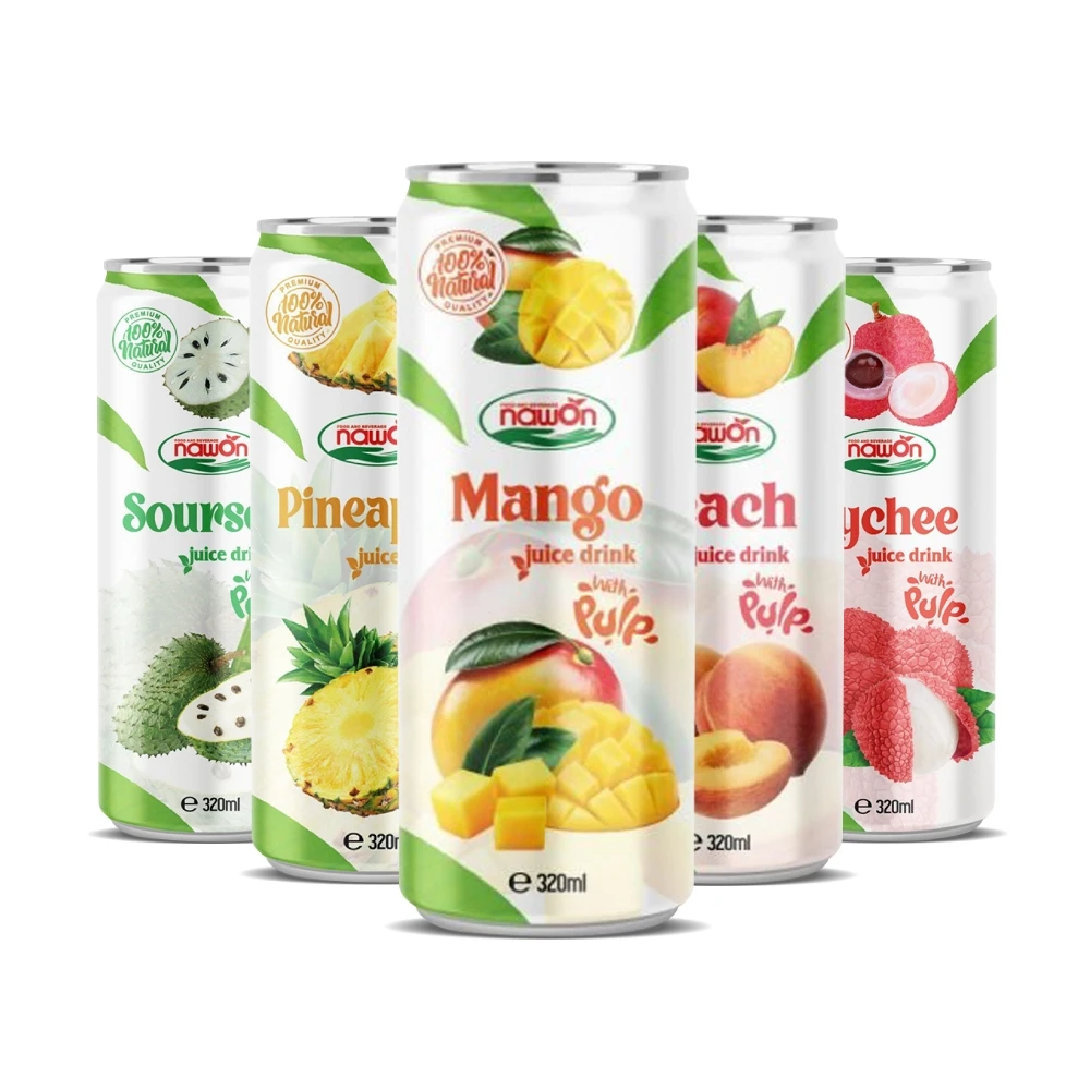 320ML Mango Juice Drinks Canned from Fresh Mango Vietnam Premium Fruit ...