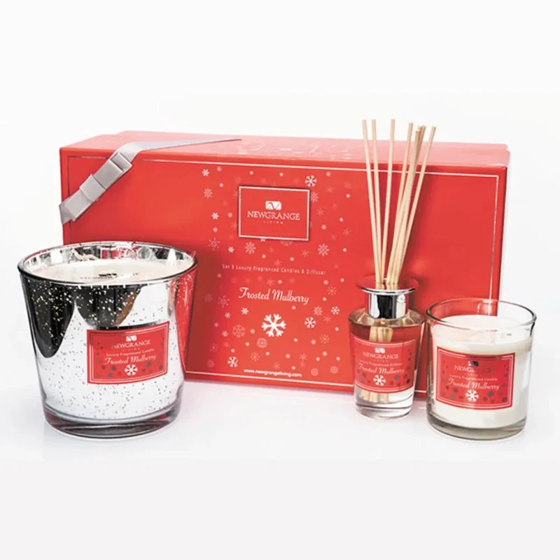 Scented Candle Home Fragrance Premium Decorative Glass Perfume Reed ...