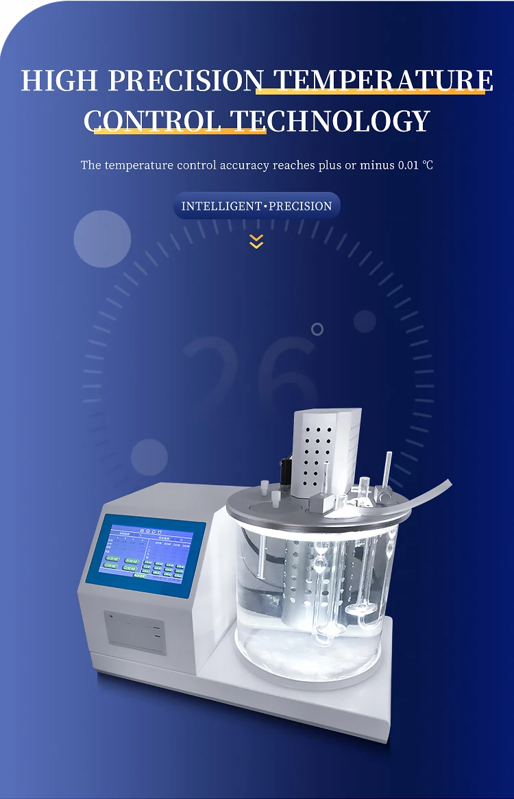 Automatic Oil Viscometer Kinematic Viscosity Tester Petroleum Products ...